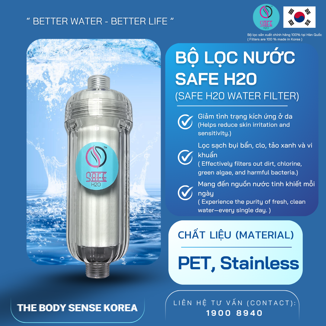 Bộ lọc nước Safe H20 set A