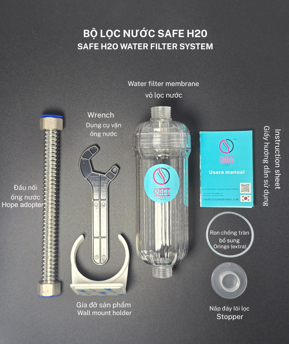 Bộ lọc nước Safe H20 set A