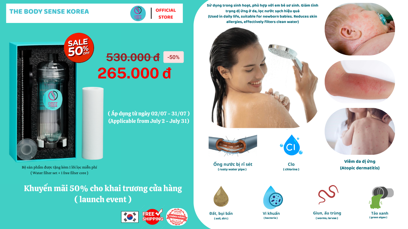 Bộ lọc nước Safe H20 set A